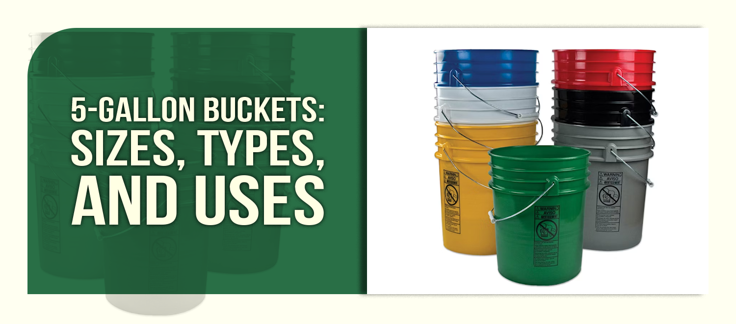 5-Gallon Bucket Dimensions: Standard Sizes, Types, and Applications ...