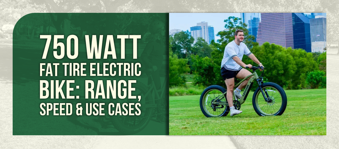 750 Watt Fat Tire Electric Bike: Range, Speed & Use Cases – Build Your ...