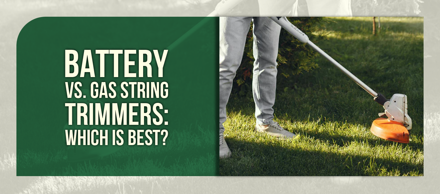 Cordless Battery String Trimmers vs. Traditional Gas Trimmers: The Com ...