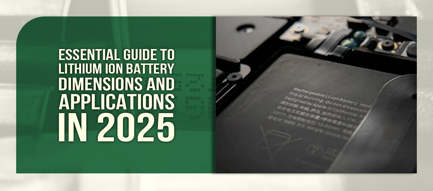 Essential Guide to Lithium Ion Battery Dimensions and Applications in ...