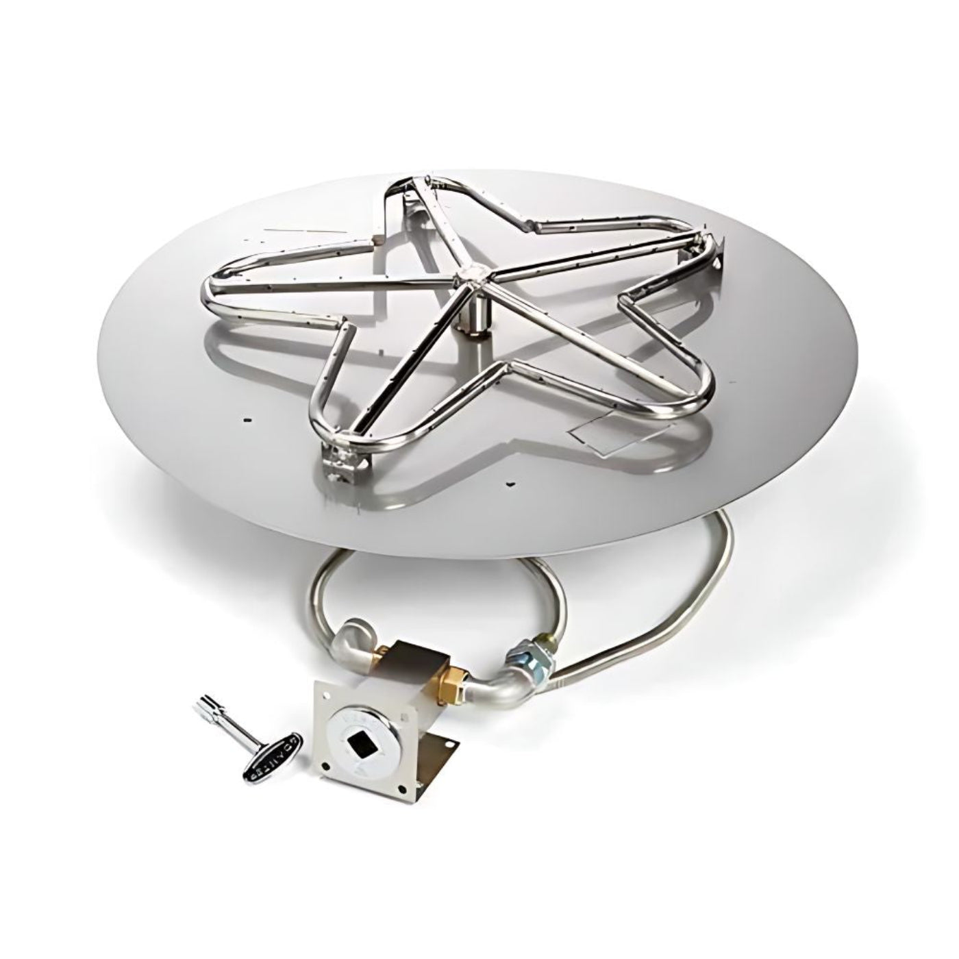 24″ Match Lit Fire Pit Kit with Penta Burner – Build Your Perfect Outdoor