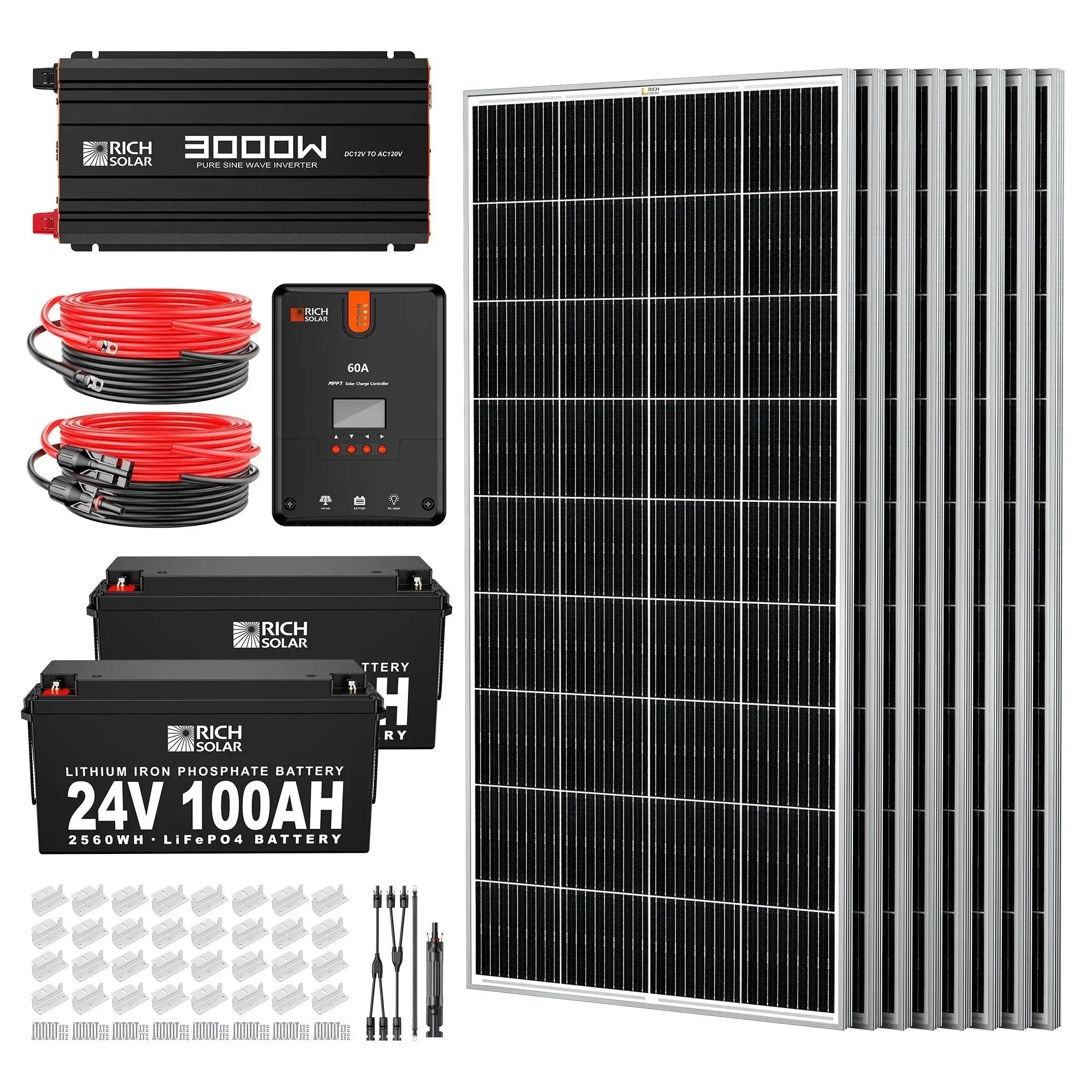 1600 Watt 24V Complete Solar Kit – Your Outdoor Comfort Store