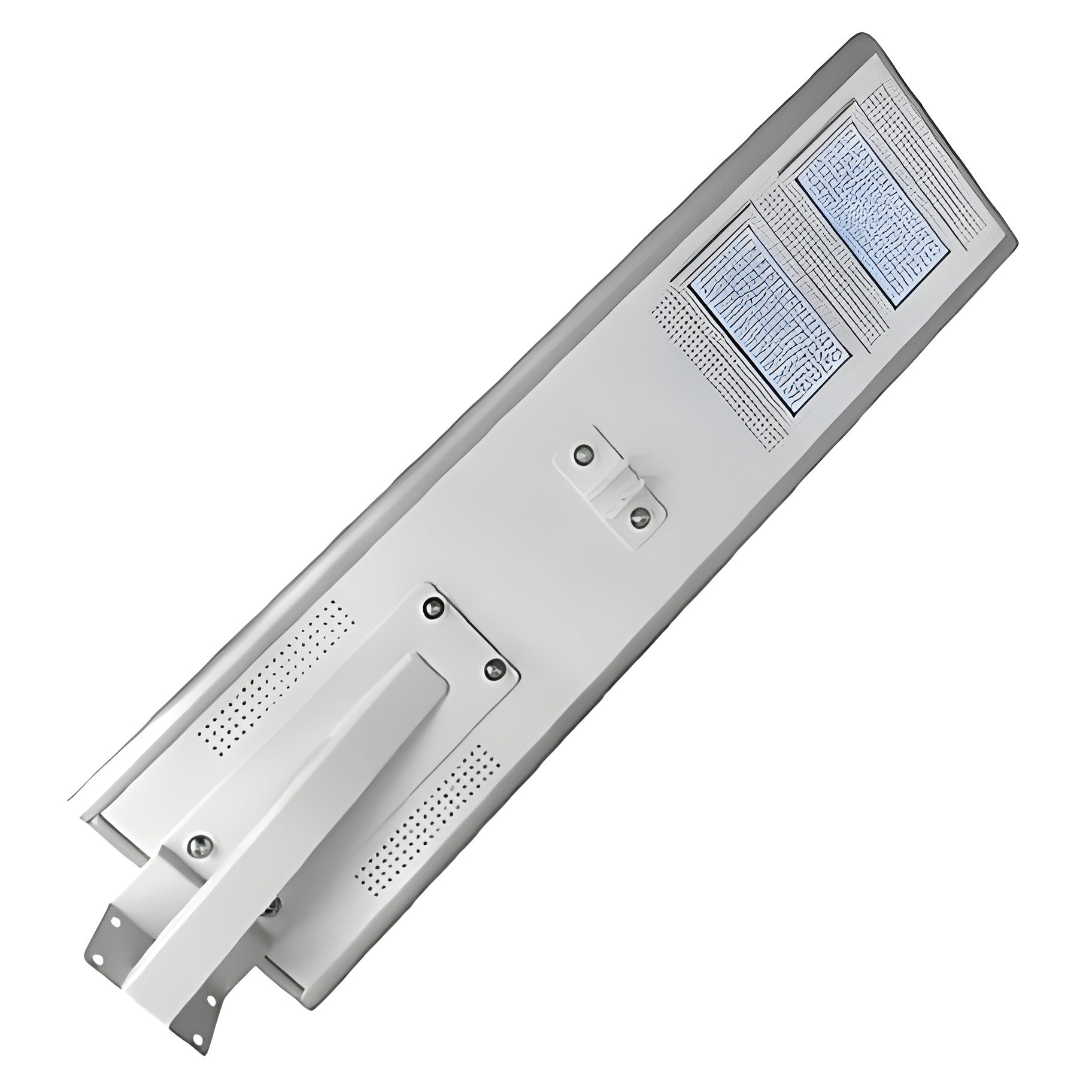 AVS Energy Solar LED Street Light 100 Watt 11000 Lumens 5000K Parking ...