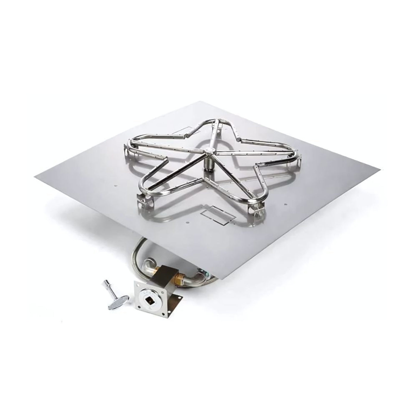 24″ Square Match Lit Fire Pit Kit – Build Your Perfect Outdoor