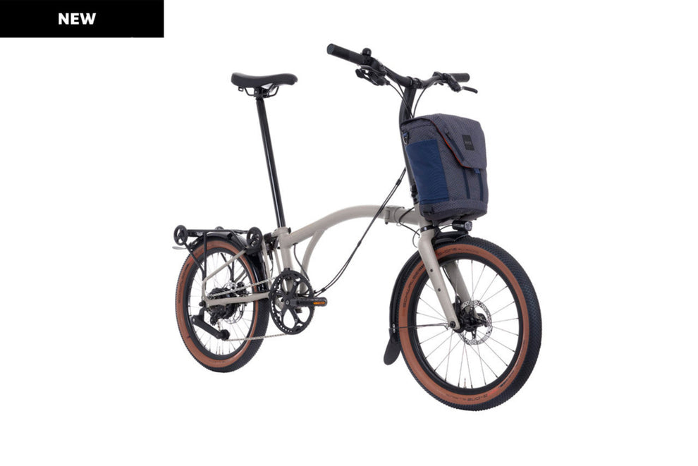 Brompton G Line ELECTRIC 4-Speed Trail Dust White IN STOCK NOW! – Build ...