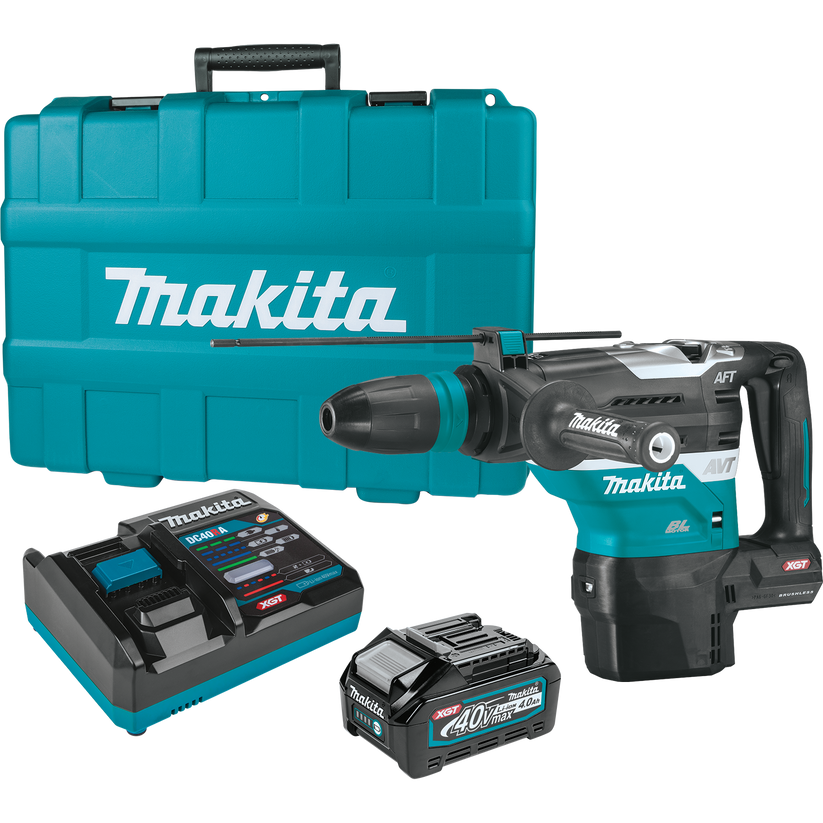 Makita (GRH05M1) 40V Max XGT Brushless 1‑9/16 In. SDS‑MAX AVT Rotary H ...