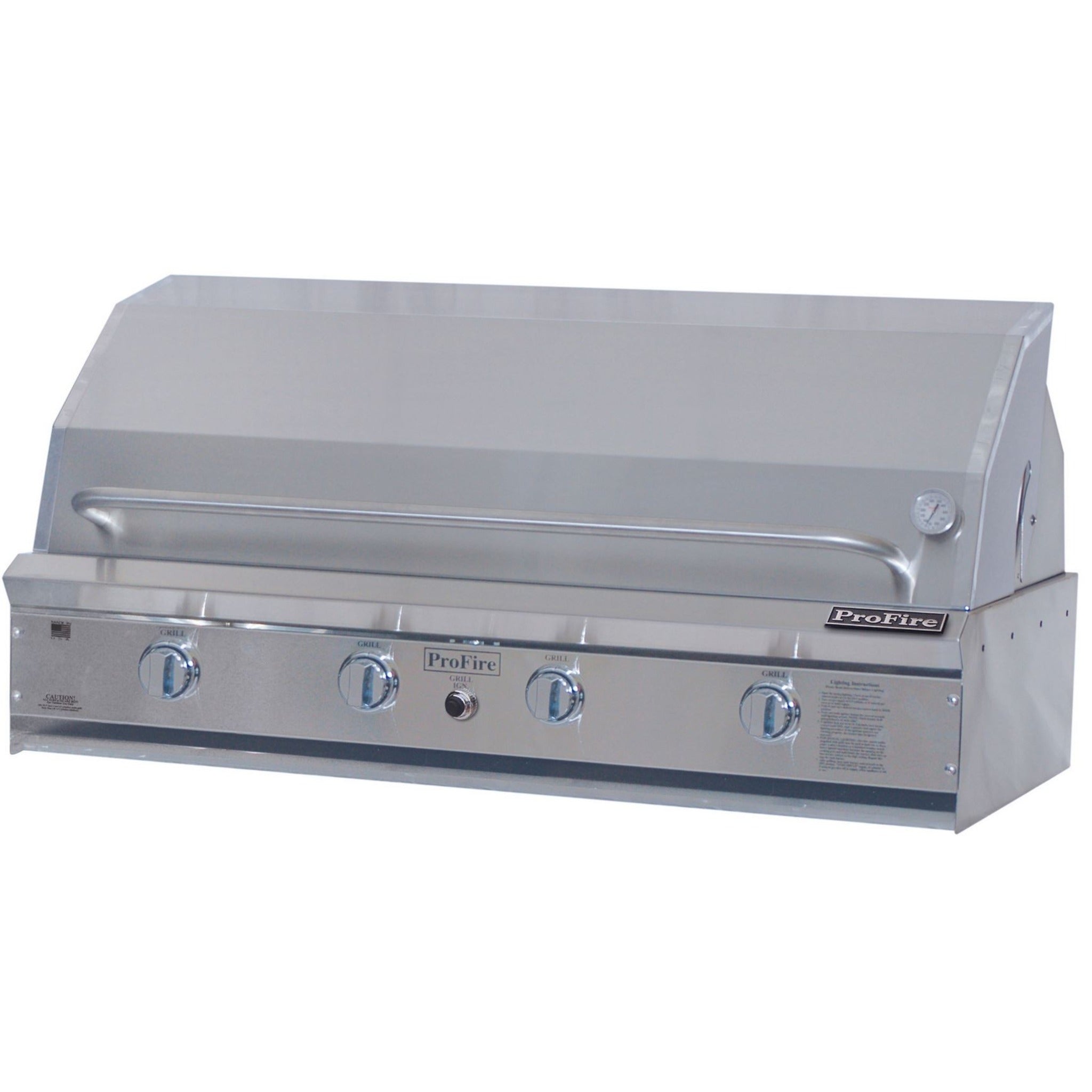 ProFire Briquette Series 48-Inch Built-In Infrared Hybrid Grill With R ...