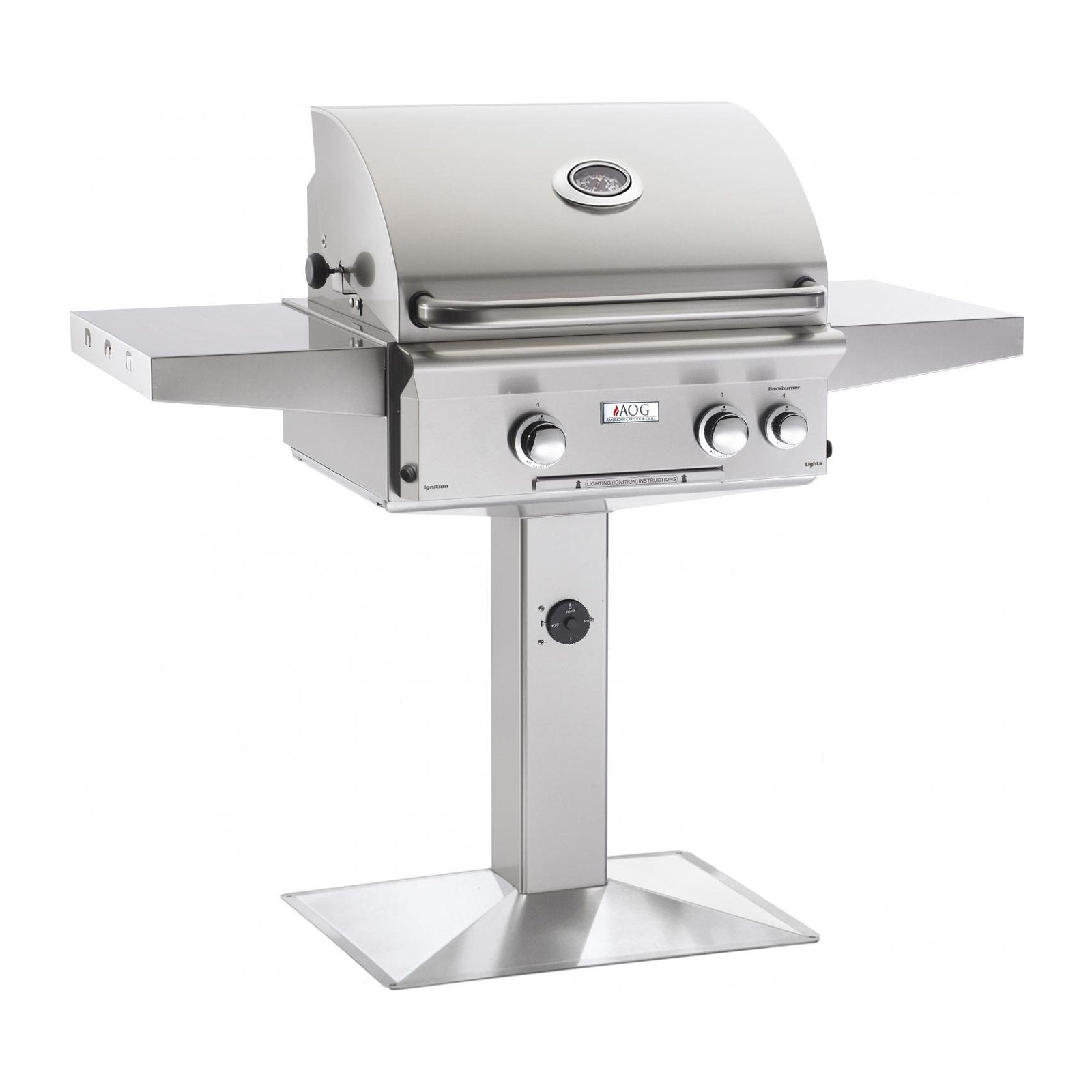American Outdoor Grill Propane Gas 24-Inch L-Series 2-Burner Grill w ...