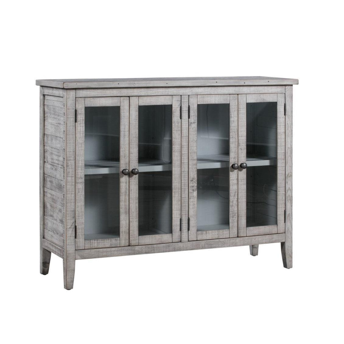 Crestview Collection Pembroke 54" x 18" x 42" 4 Door Traditional White ...