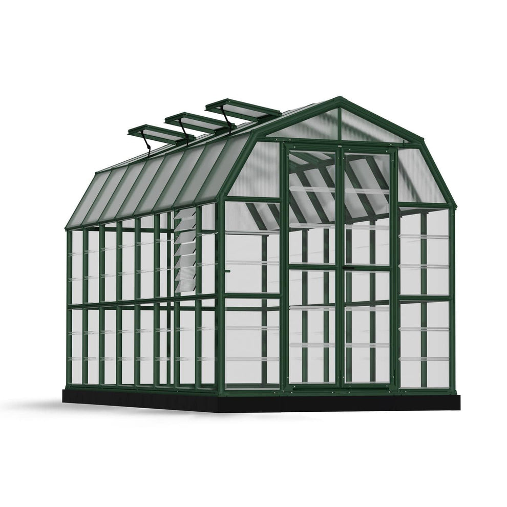 Palram - Canopia | Prestige 8x16 ft Twin Wall Greenhouse Kit Package W ...