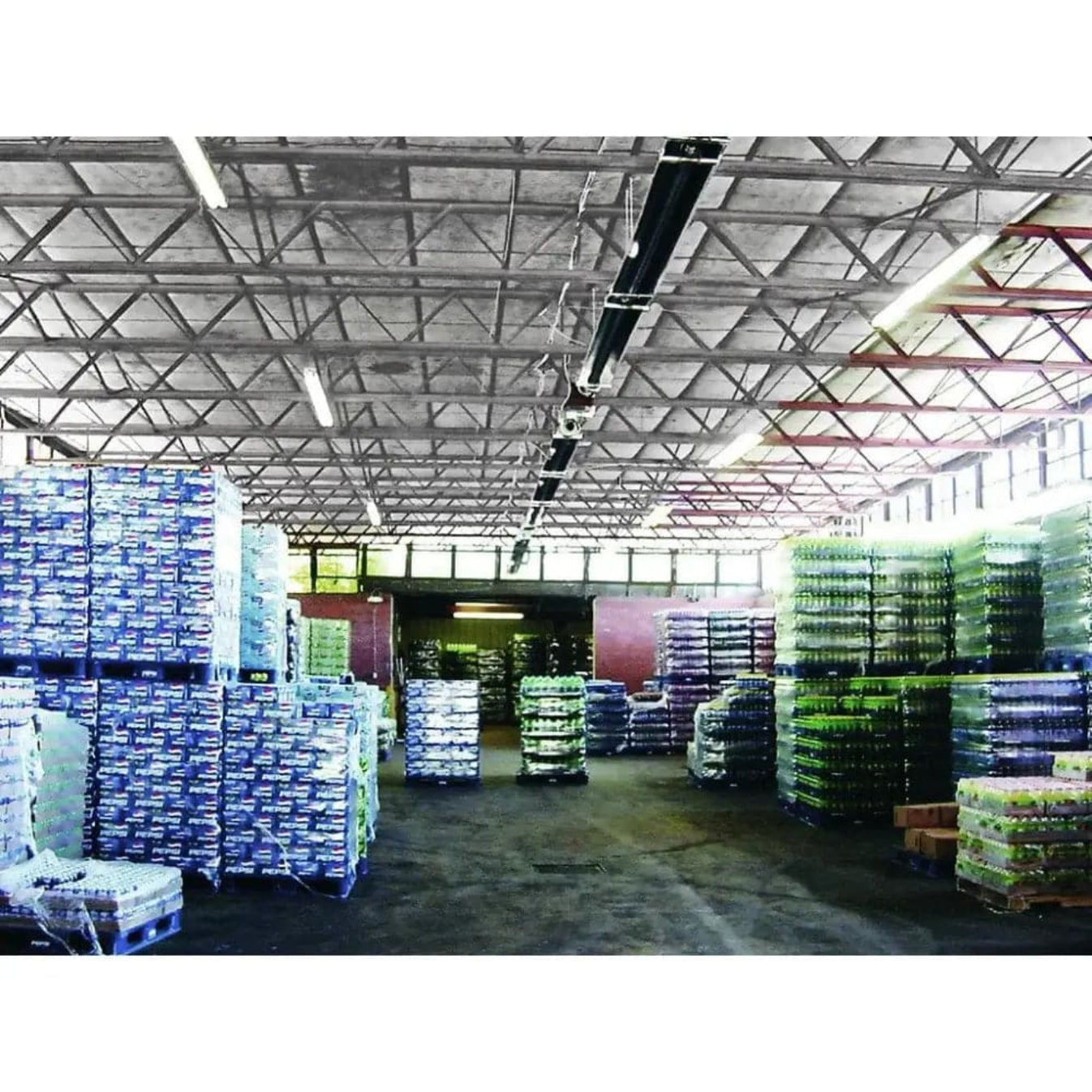 SunStar Industrial 175K BTU/50ft Straight Tube Tough Guy Heater/NG/Sin ...